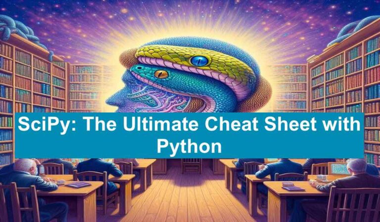 SciPy: The Ultimate Cheat Sheet with Python